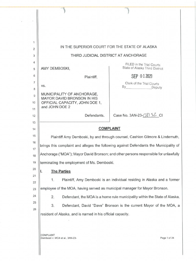 Former Municipal Manager Amy Demboski Files Lawsuit Against Mayor ...