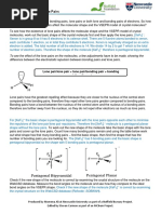 VSEPR Lab Activity - ANSWER KEY | PDF | Chemical Bond | Molecules