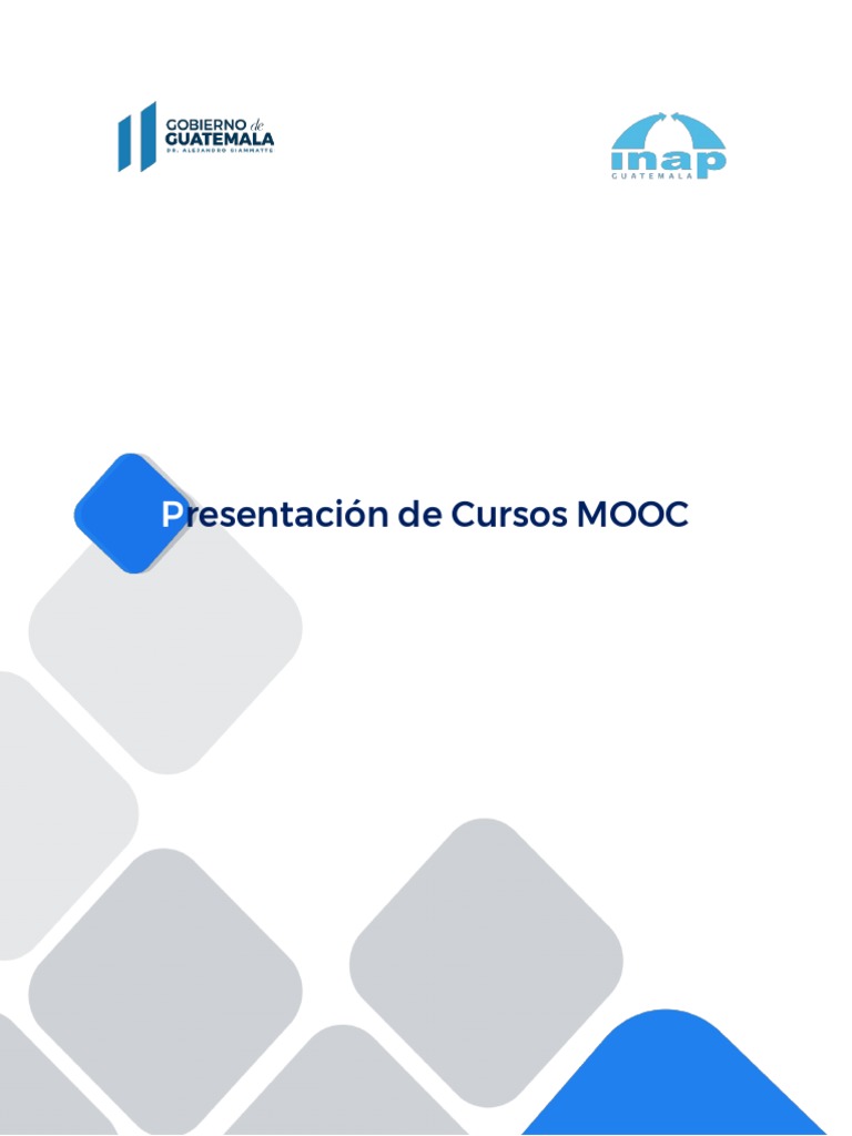 Presentación de Cursos MOOC | PDF | Curso abierto masivo en linea | Informática
