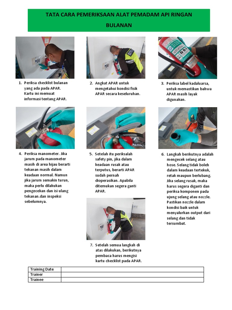 OPL Pemeriksaan APAR | PDF