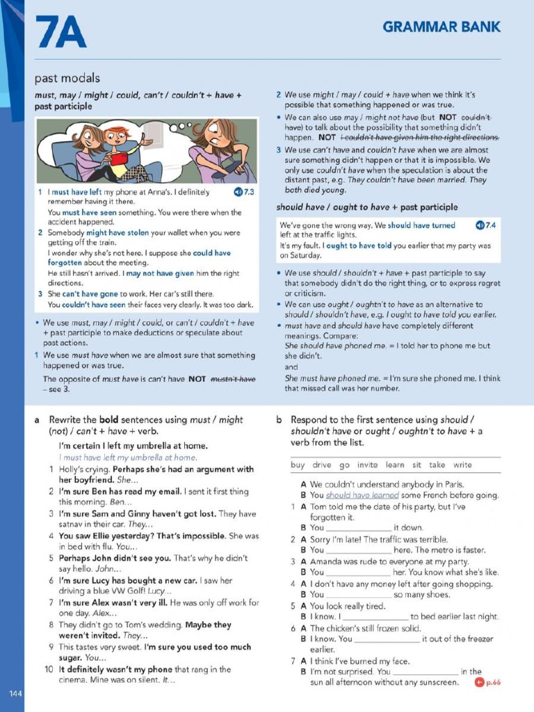 Modal Verbs 4th Year Part 1 | PDF