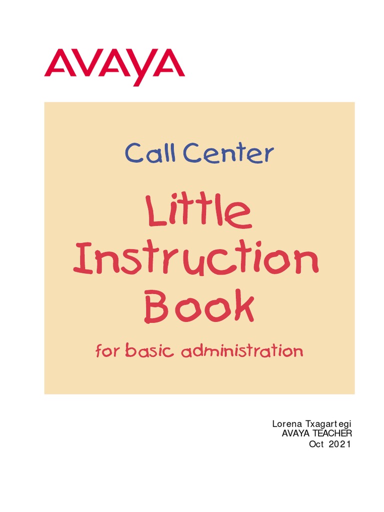 Call Center Little Instruction Book | PDF | Call Centre | Login