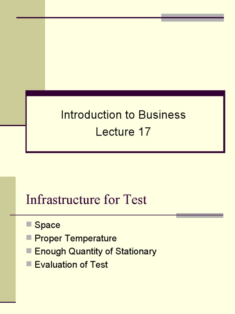 Introduction to Business - MGT211 Lecture 17 | PDF