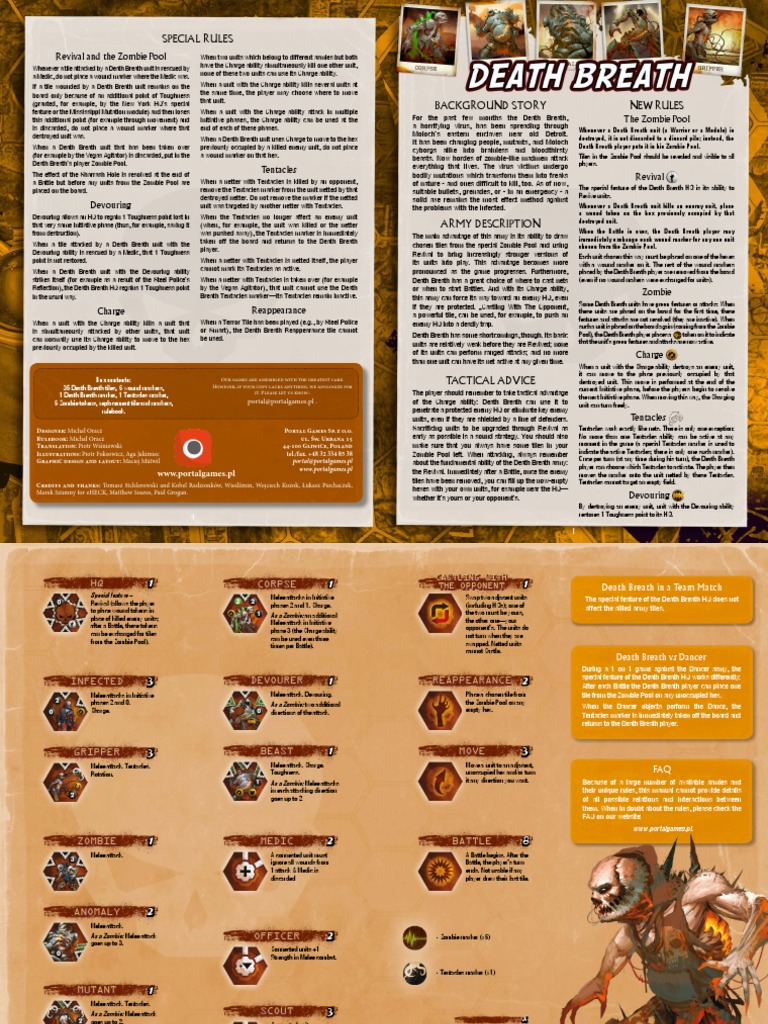 Death Breath Rules EN | PDF