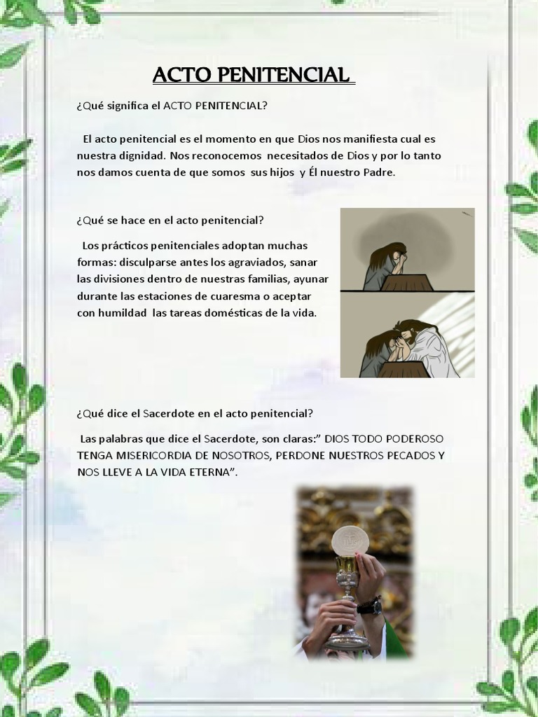 Acto Penitencial | PDF