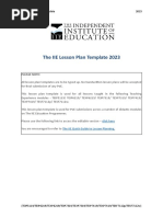 2025 IIE Lesson Plan Template | PDF | Lesson Plan | Learning