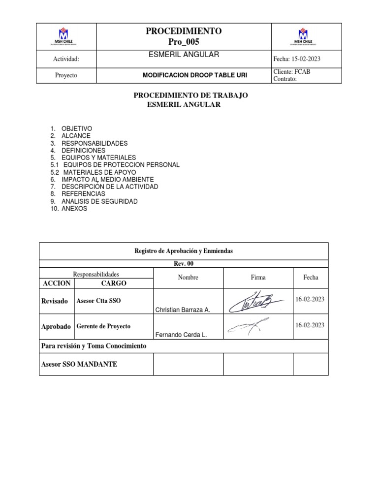 Pr-005-Esmeril Angular MSH | PDF | Soldadura | Construcción