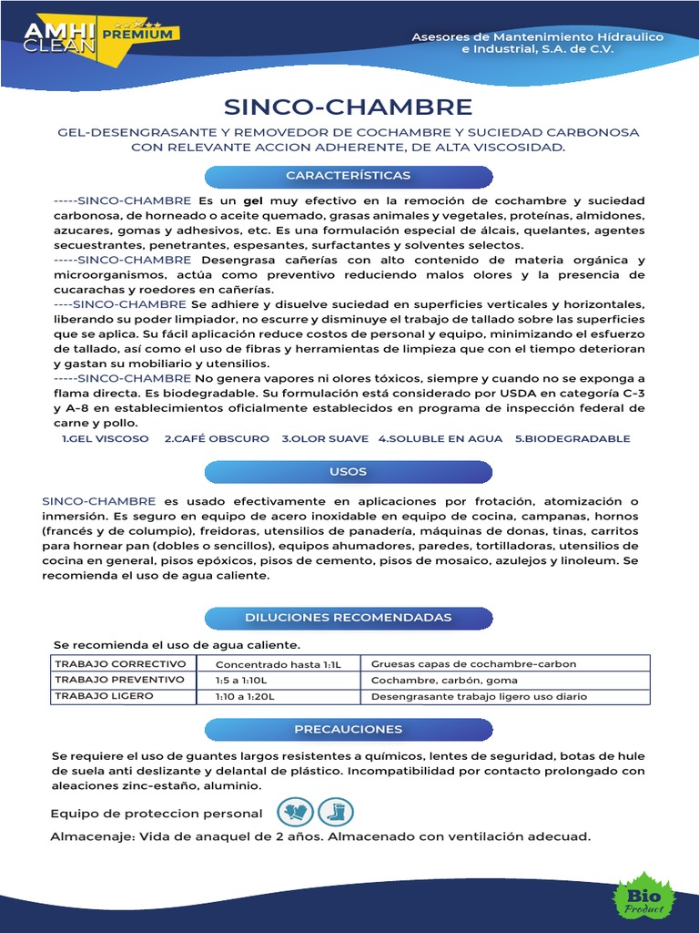 Sinco Chambre | PDF | Agua | Residuos