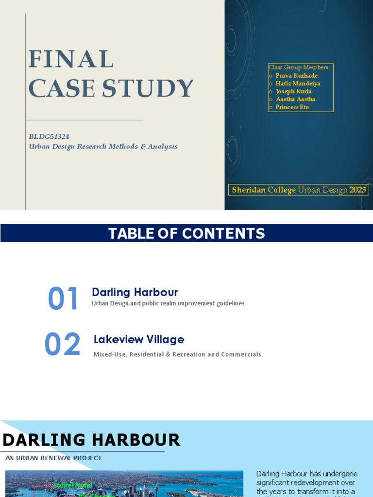 Darling Harbour Urban Renewal Case Study | PDF | Sydney | Urban Planning