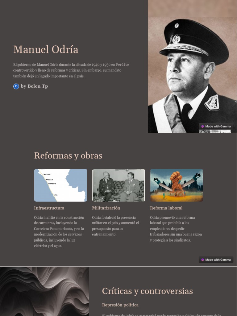 Manuel Odria | PDF | Perú | Corrupción política