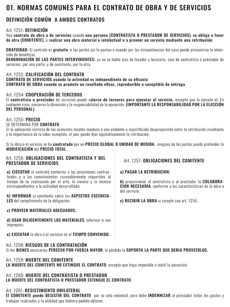 Resumen Contratos | PDF | Propiedad | Dominio eminente