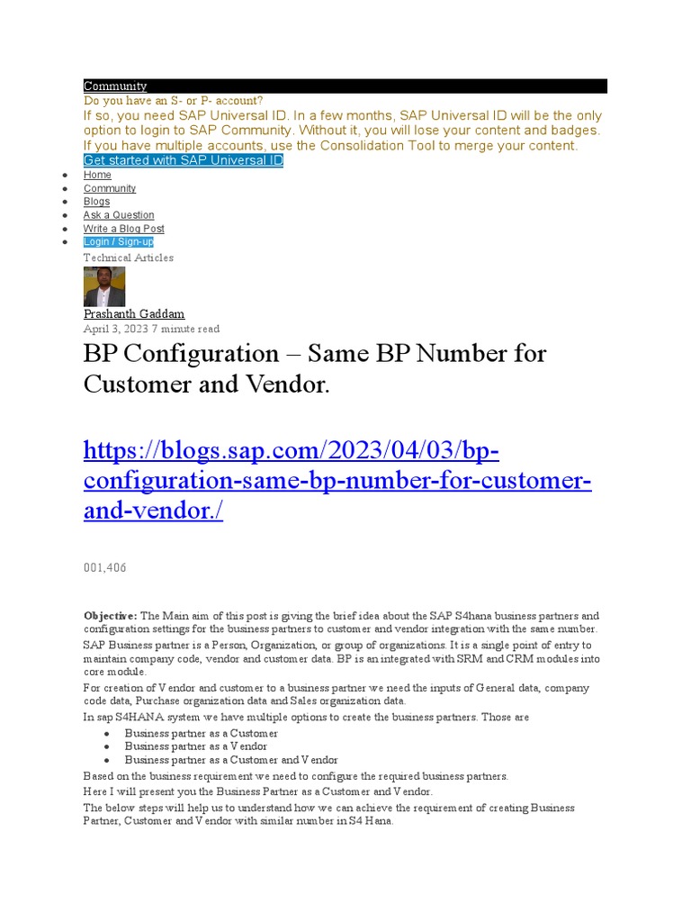 Busines Partner Configuration PDF | PDF | Software Engineering | Information Science