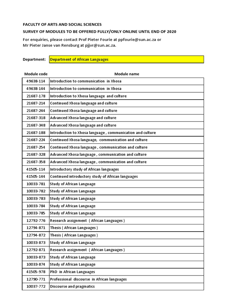 Arts and Social Sciences Online Modules | Download Free PDF | Social ...