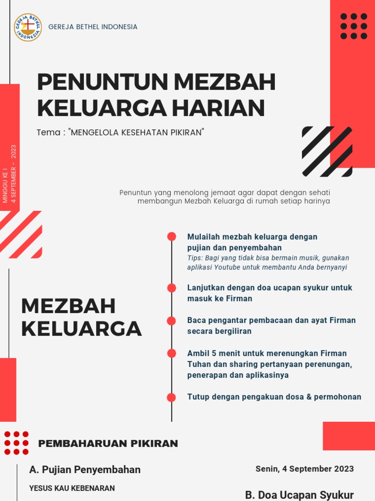 Penuntun Mezbah Keluarga-1 | PDF