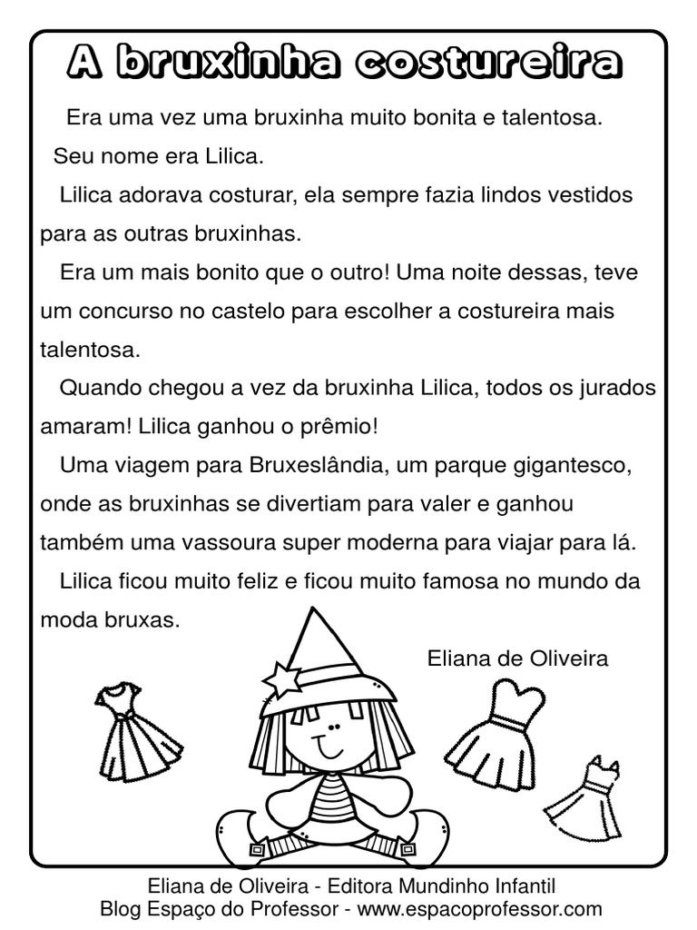 A Bruxinha Costureira | PDF