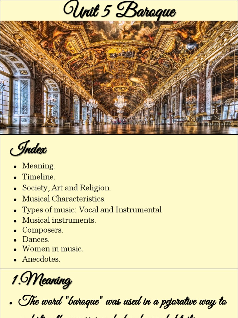 Unit 5 Baroque PDF | PDF | Suite (Music) | Musical Compositions