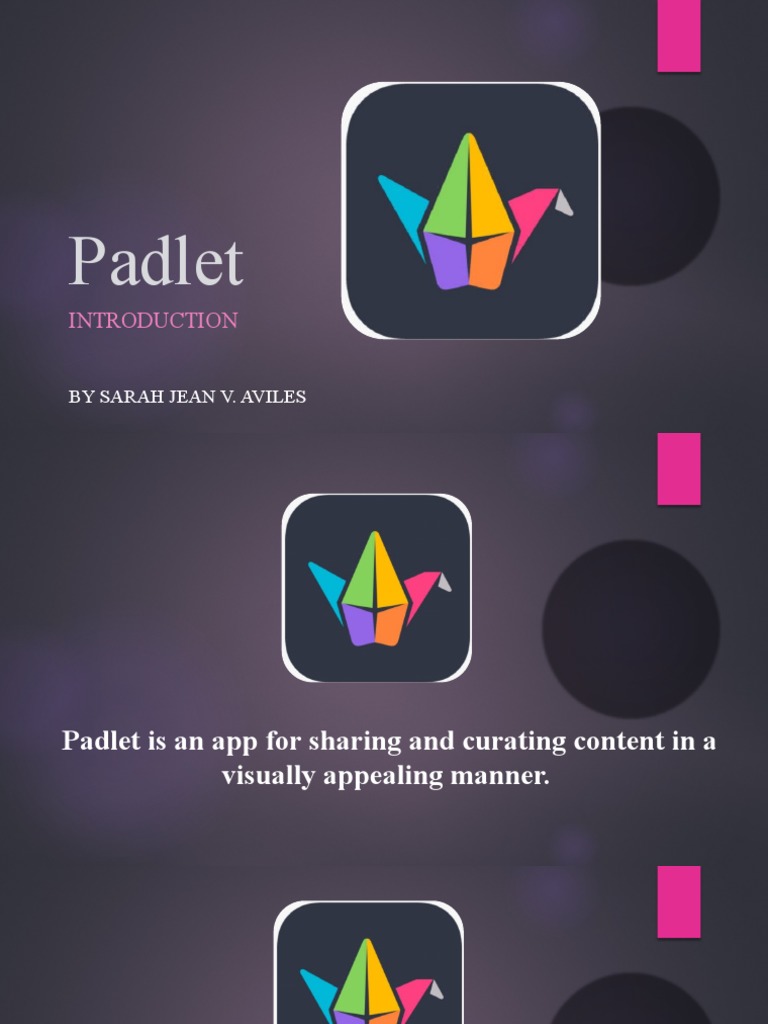 Padlet - Introduction by Sarah Jean Aviles | Download Free PDF | Ios | Mobile App