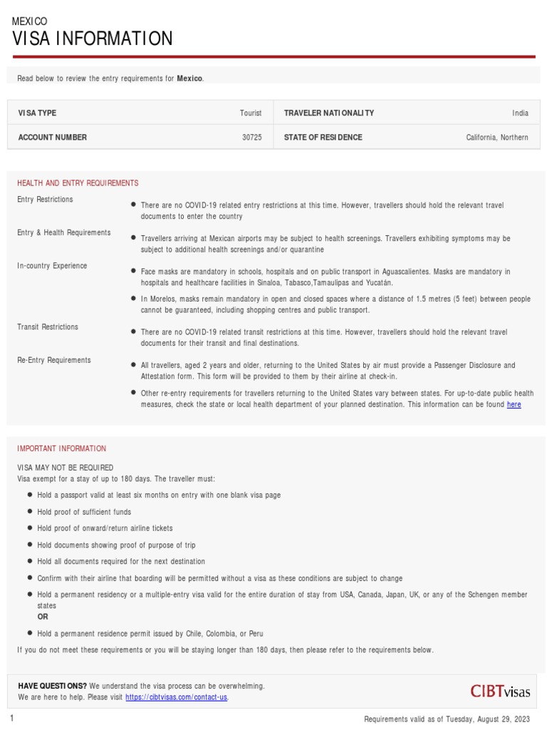 Mexico Visa Application Kit | PDF | Travel Visa | Pandemic