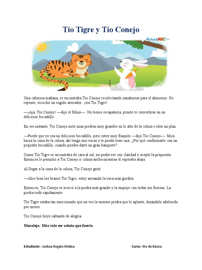 Tío Tigre Y Tío Conejo Pdf