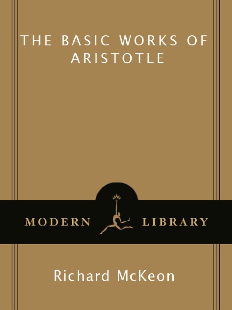 The Basic Works of Aristotle | PDF | Aristotle | Science