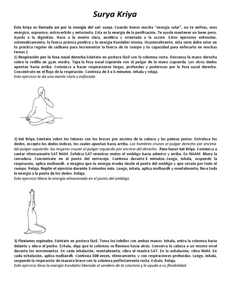 Surya Kriya | PDF
