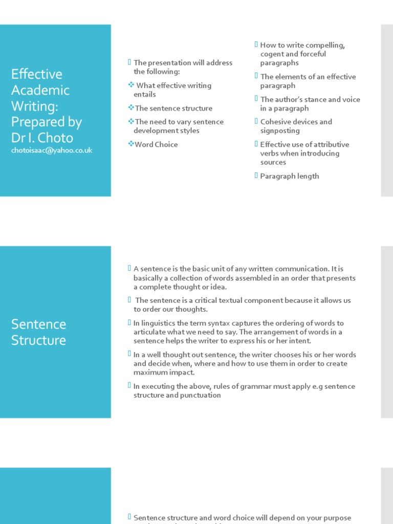 Effective Academic Writing | PDF | Clause | Semantics