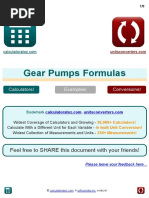Piston Pumps Formulas - en | PDF | Pump | Torque