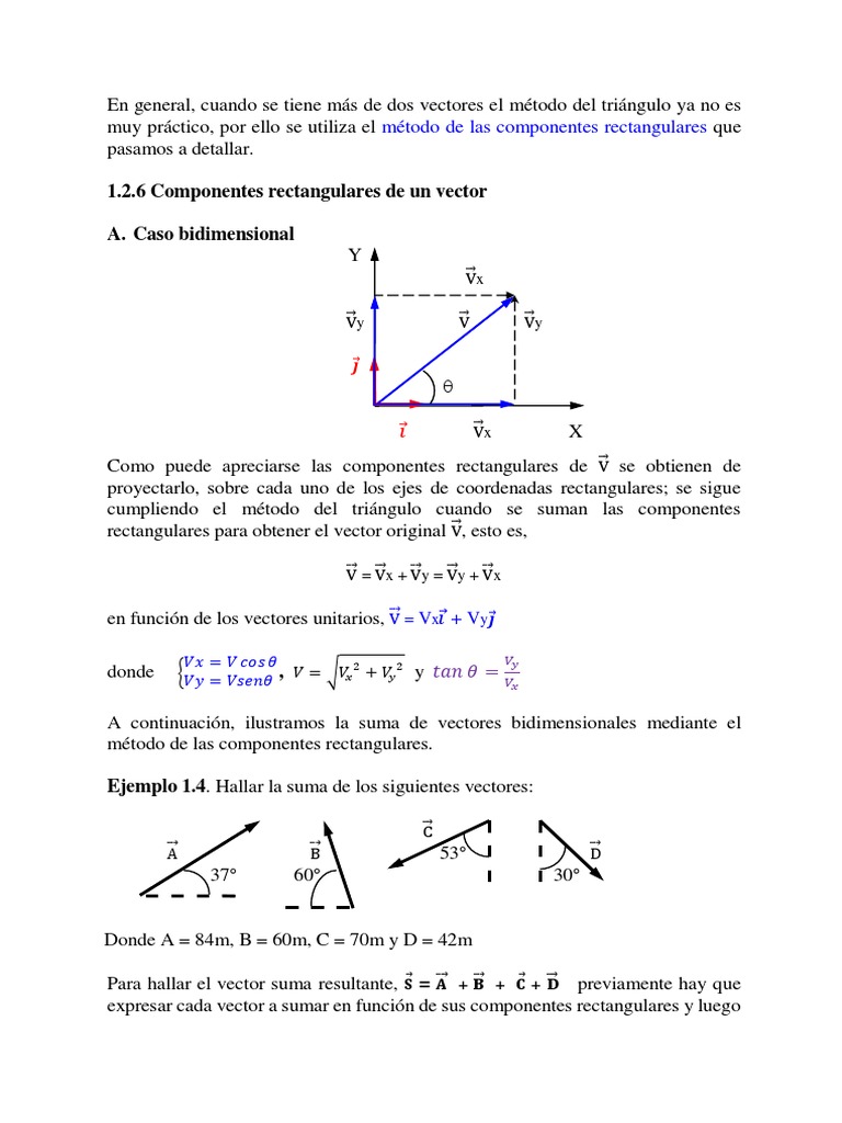 Fisica | PDF | Vector Euclidiano | Triángulo
