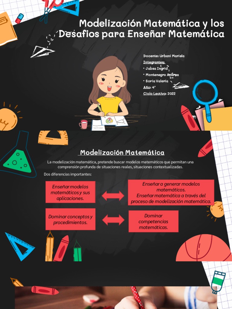 Modelización y Los Desafios Para Enseñar Matemática (1) | PDF ...
