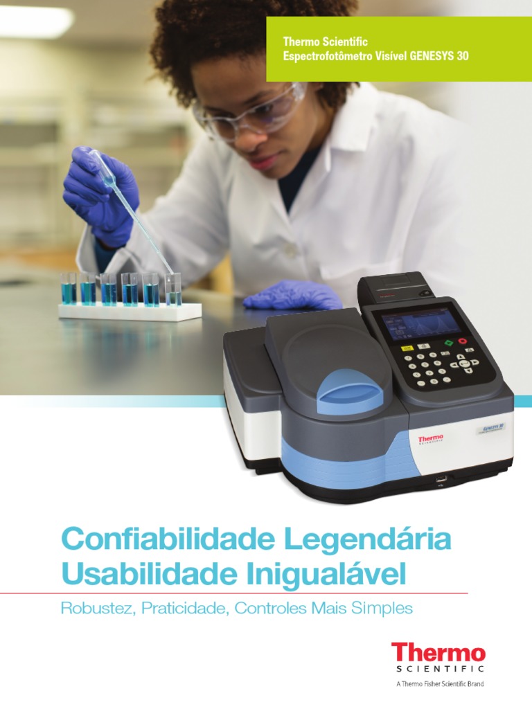 Espectrofotometro Visivel Genesys 30 | PDF | Cor | Absorbância