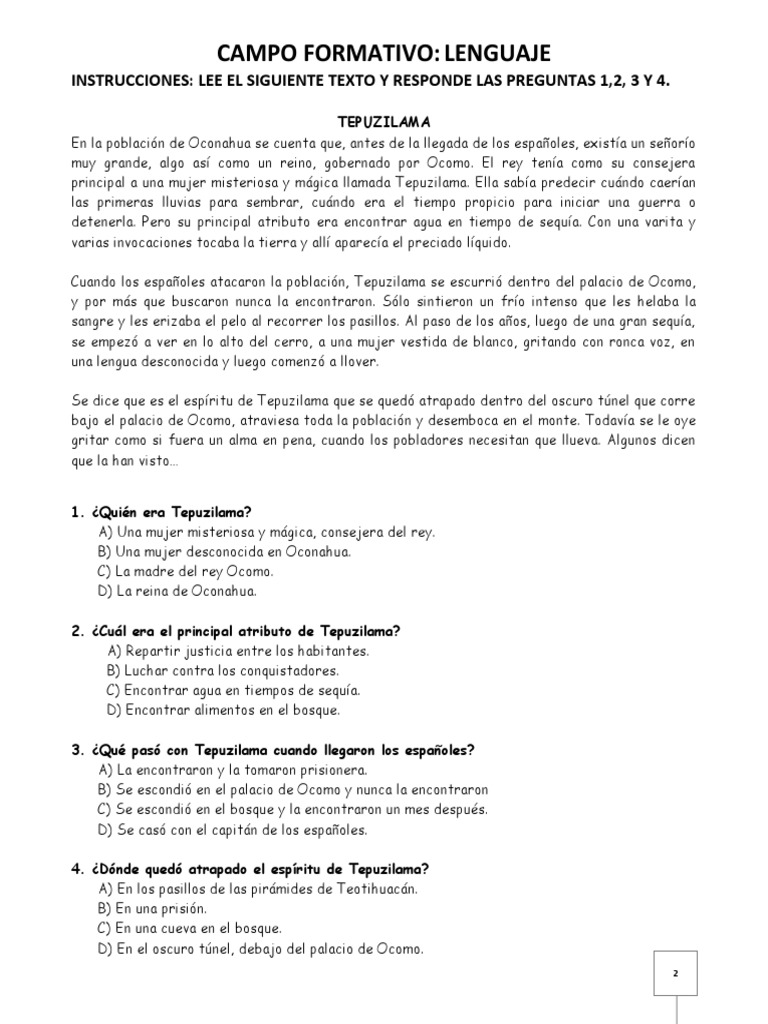 Diagnostico Sexto Grado 23 24 Pdf México 8592