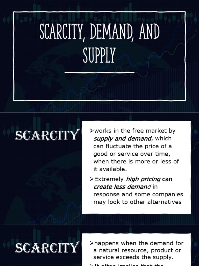 Scarcity, Demand, and Supply Basics | PDF | Supply (Economics) | Demand ...