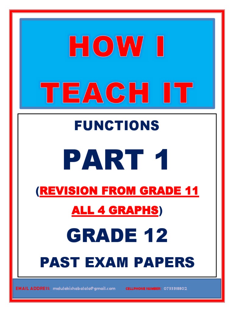 Graphs And Functions Pdf Asymptote Cartesian Coordinate System