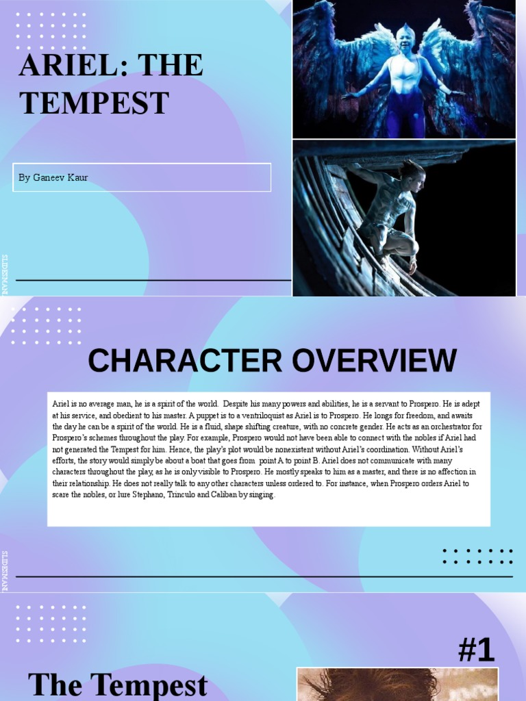 Ariel - The Tempest Powerpoint | PDF | The Tempest