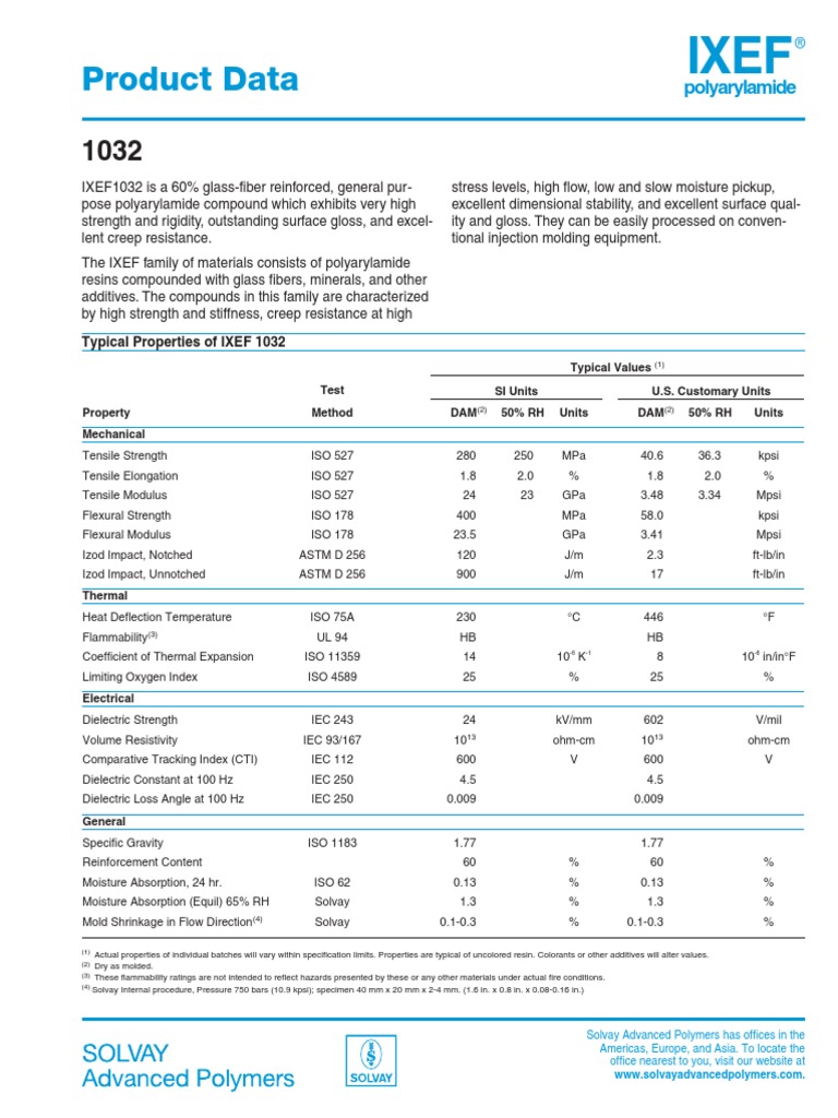 Ixef 1032 1 | PDF | Strength Of Materials | Fiberglass