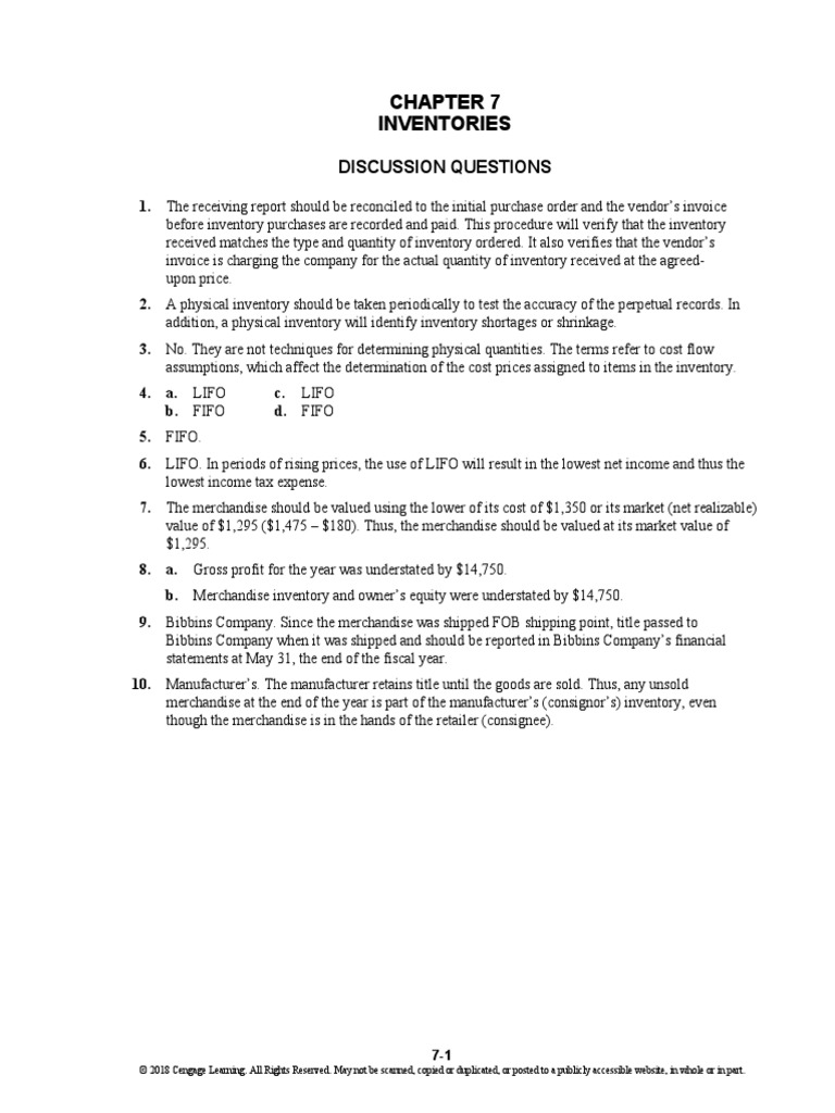 WRD 27e SM 07 Final | PDF | Management Accounting | Accounting
