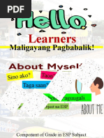 Powerpoint Presentation of Modyul 1 EsP 8 | PDF