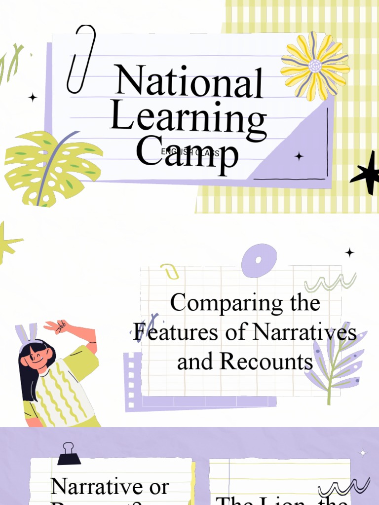 National Learning Camp: Narratives vs. Recounts | PDF