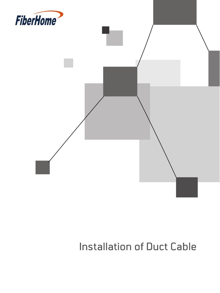 Duct Cable Installation Guidelines | PDF | Duct (Flow) | Optical Fiber