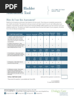 ICIQ Bladder Diary Overview | PDF | Urinary Incontinence | Diseases And ...