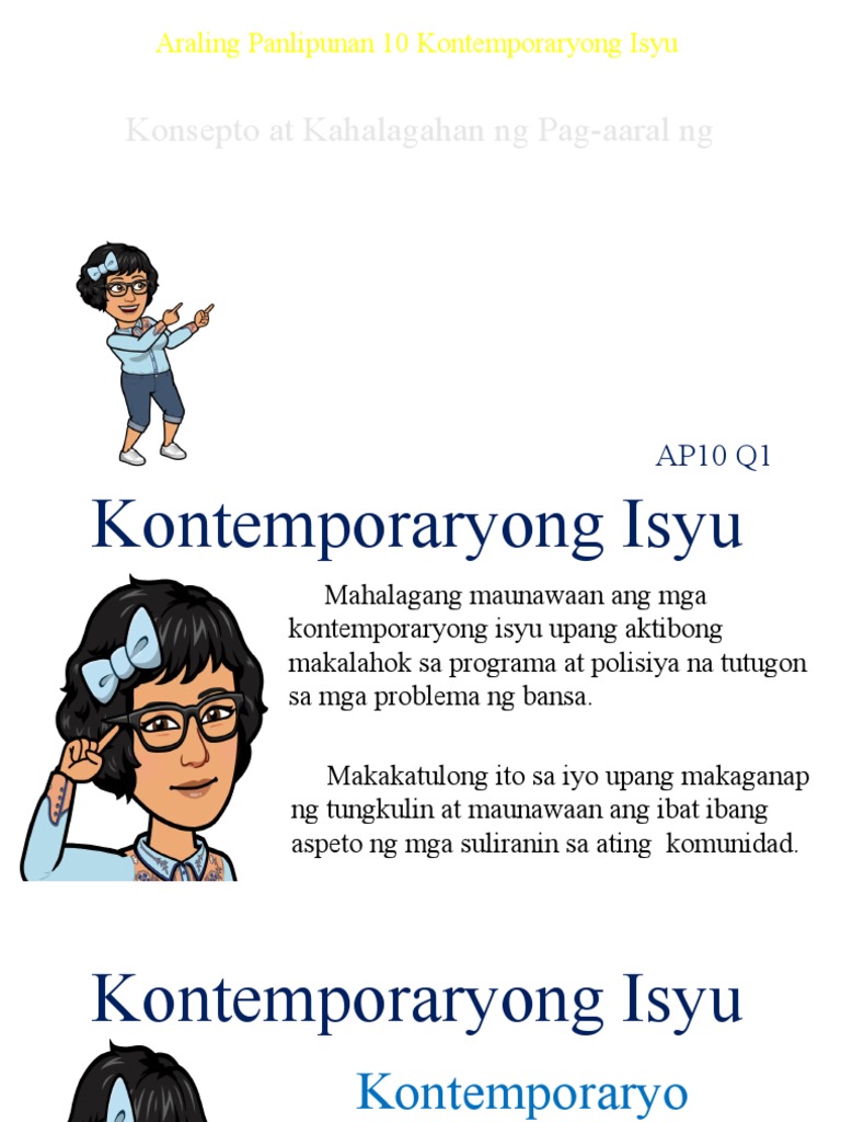 1 Kontemporaryong Isyu | PDF