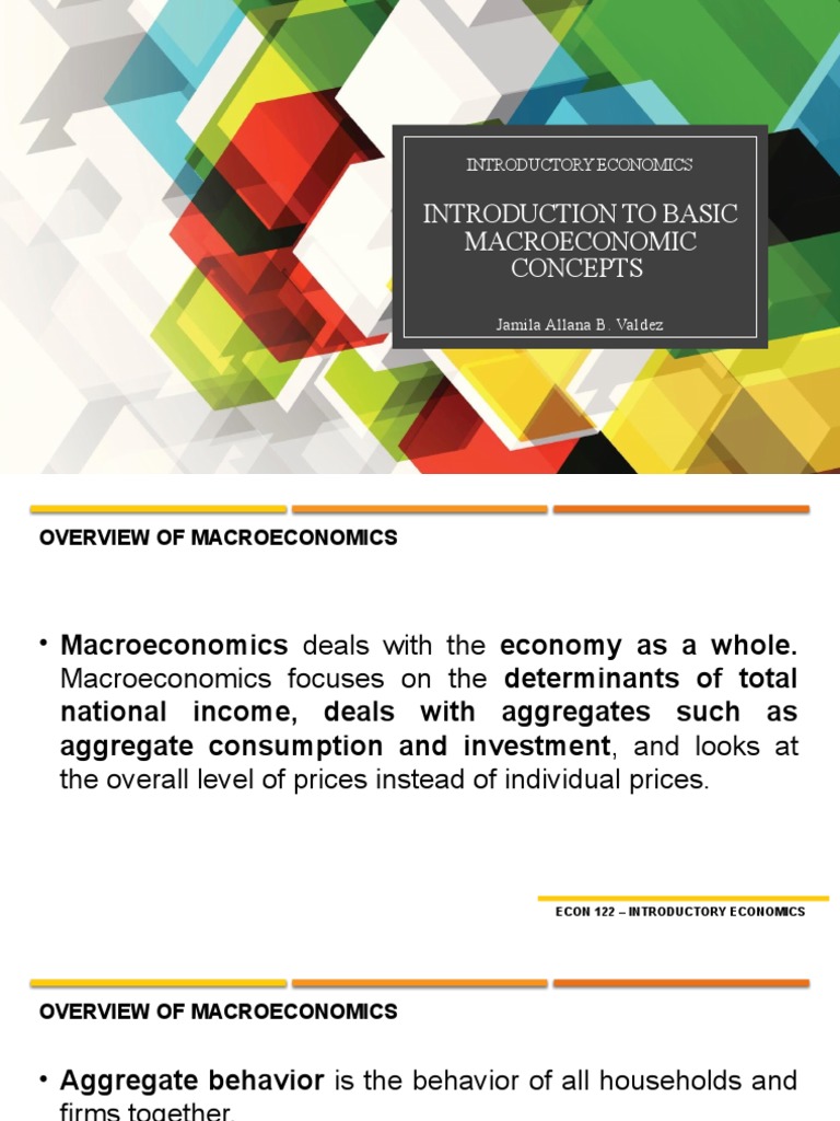 7 - Introduction To Basic Macroeconomic Concepts | PDF | Macroeconomics ...