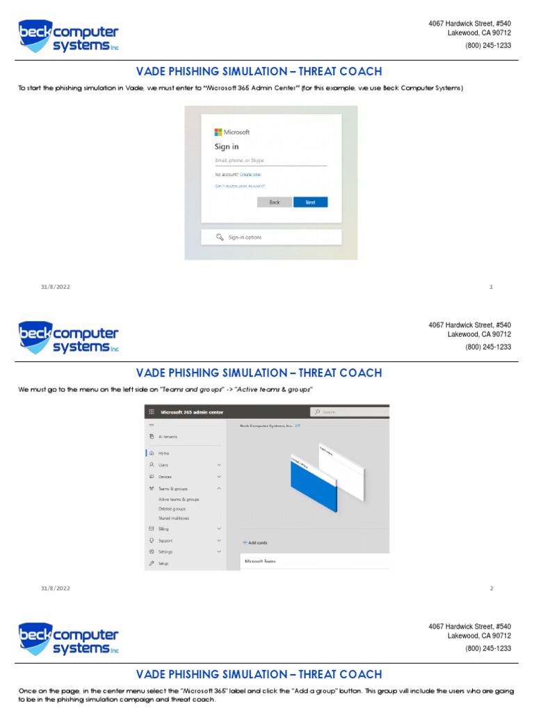 Vade - Manual Phishing Simulation | PDF | Phishing | Online Services
