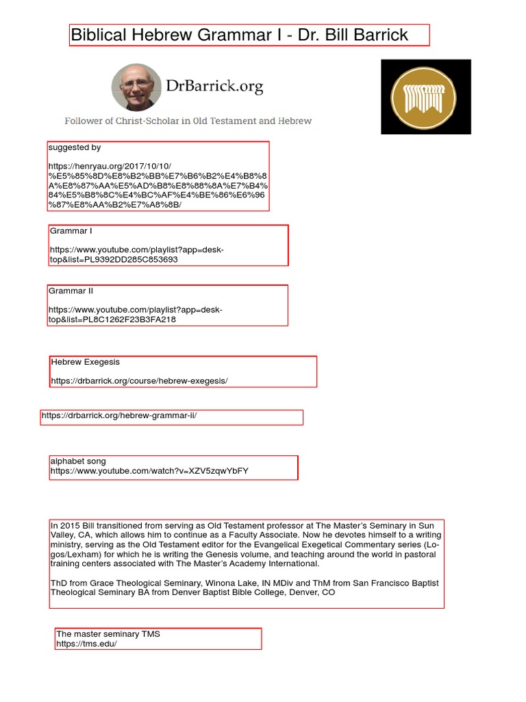 Hebrew I Barrick Notes 10 24 | PDF | Grammatical Gender | Plural