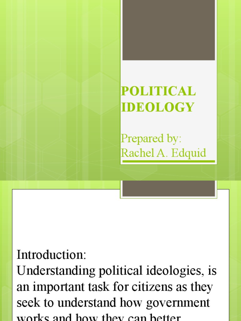 Lesson 2 Political Ideology | PDF | Socialism | Ideologies