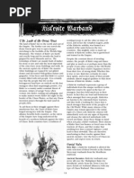 Mordheim Roster Sheet | PDF | Fantasy | Role Playing Games