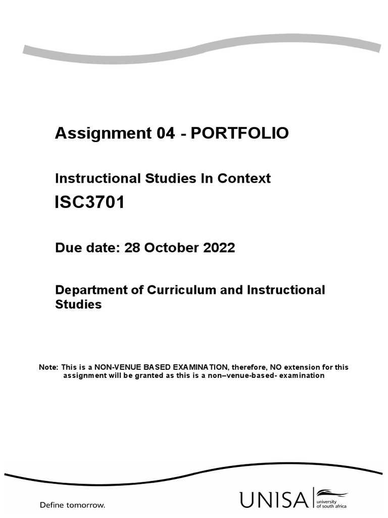 Assignment 04 Portfolio 28october2022 | PDF | Lesson Plan | Lesson Assignment 04 Portfolio 28october2022 | PDF | Lesson Plan | Lesson