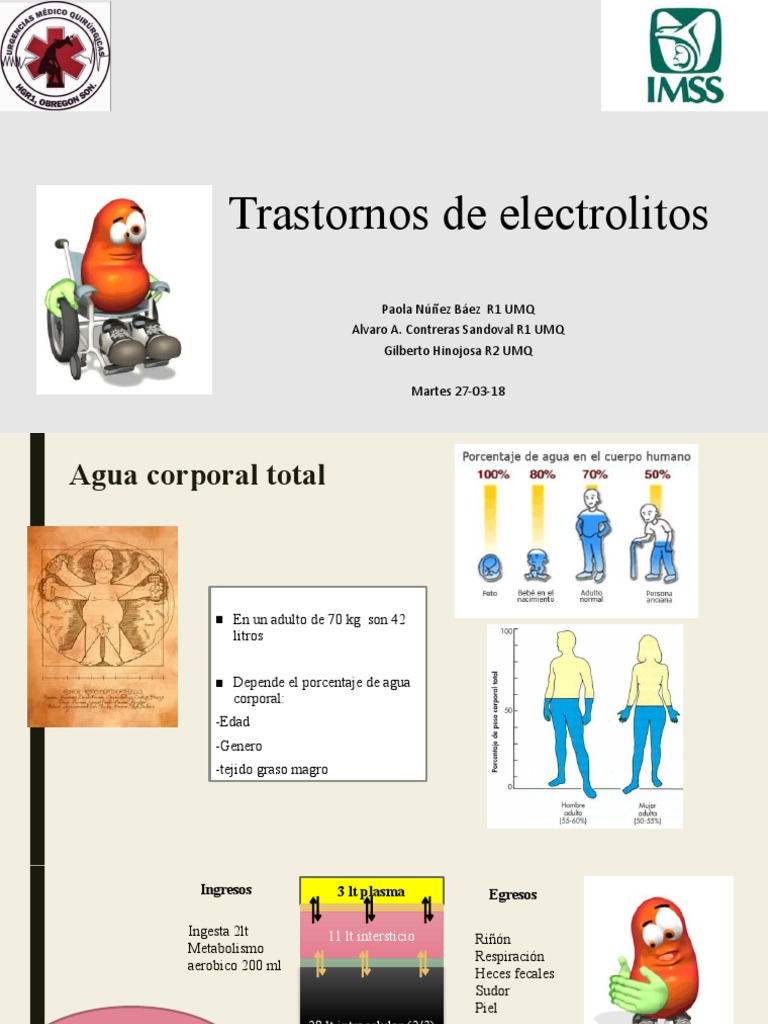 Trastornos de Electrolitos y Tratamientos | PDF | Nefrología ...