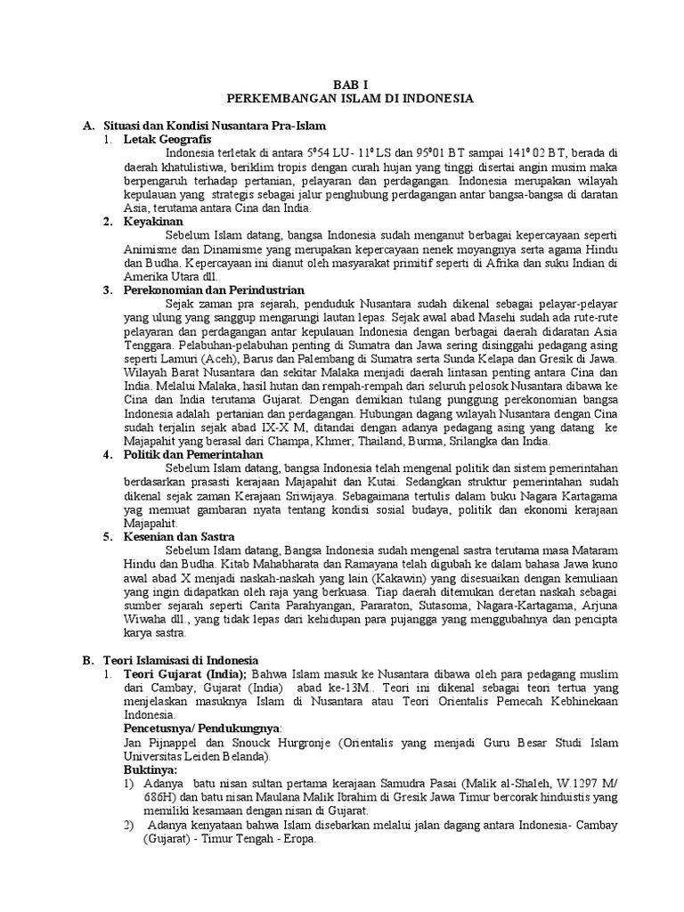 Materi SKI XII BAB I FIX 2021-2022 | PDF