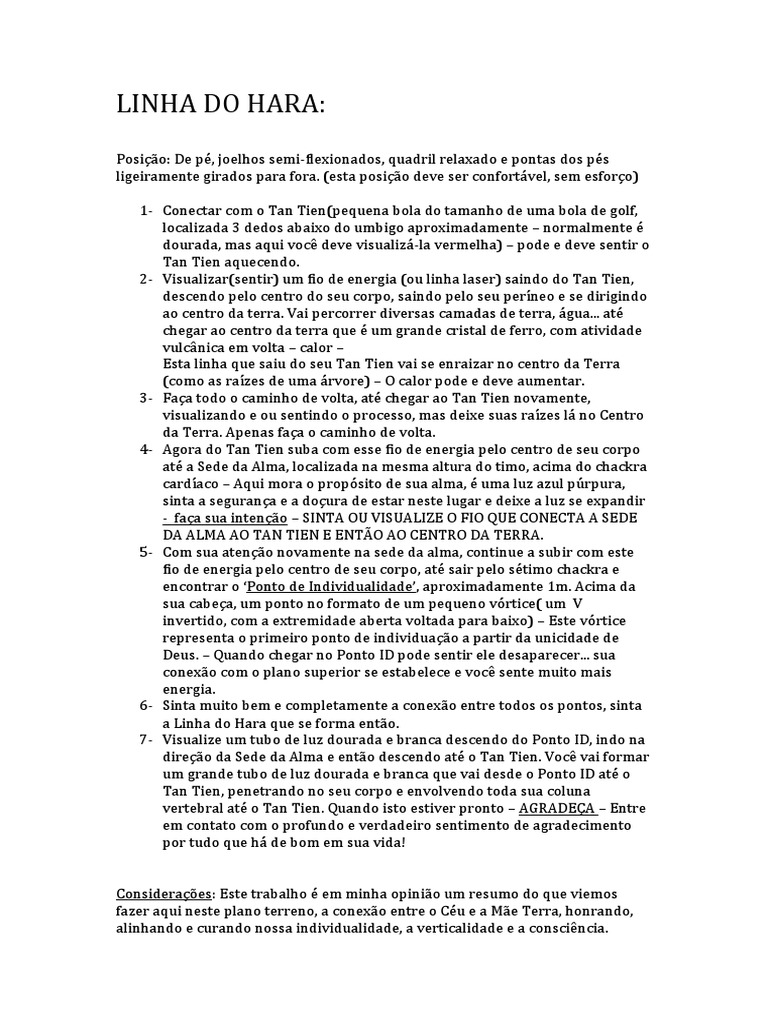 Linha Do Hara | PDF | Terra | Chacra